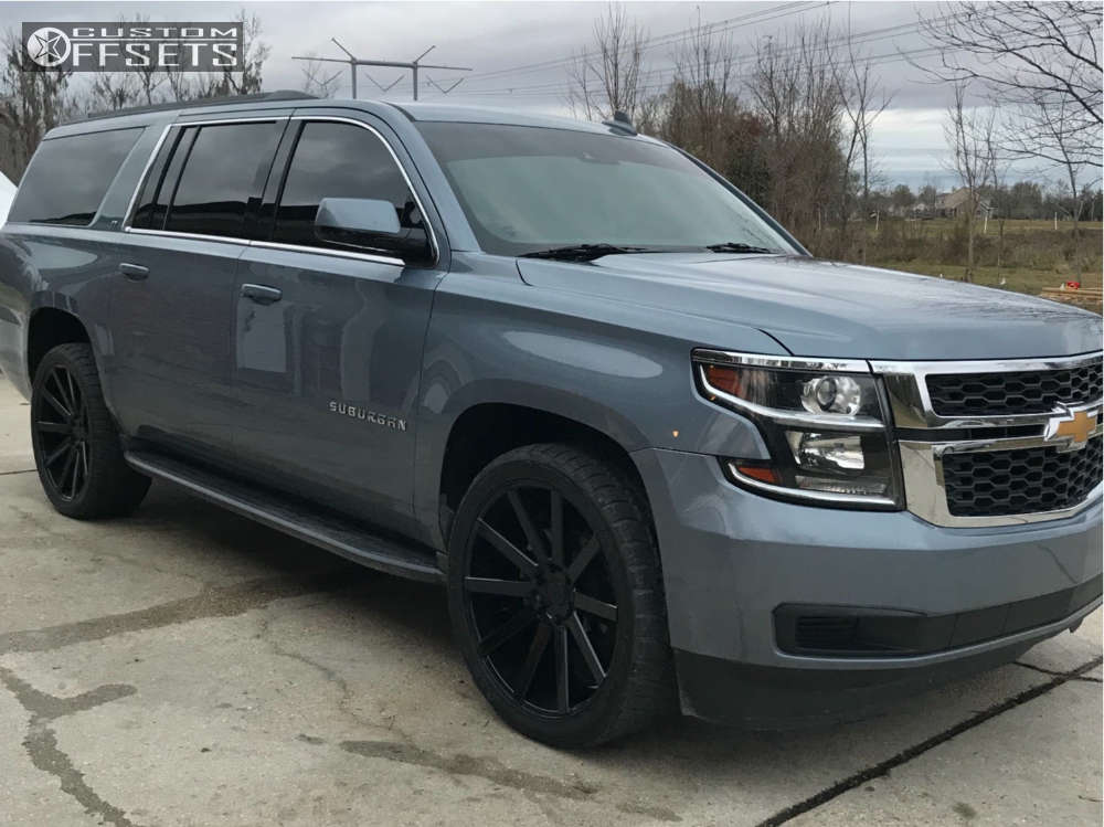 Chevrolet Tahoe Shot Calla Mocha LTZ Tahoe On Color Matched 30” Shot