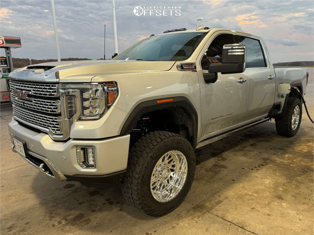 2021 GMC Sierra 2500 HD with 20x10 -25 American Force Nova Ss and 35/12 ...