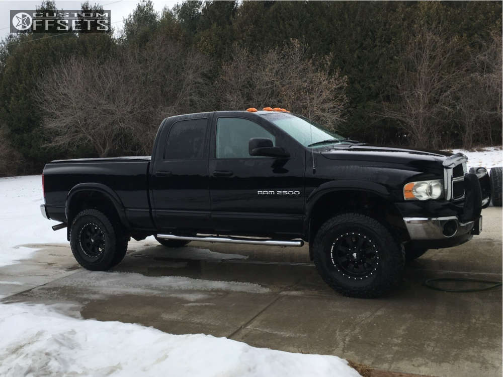 2004 Dodge Ram 2500 with 17x9 -12 Red Dirt Road Dirt and 315/70R17 ...