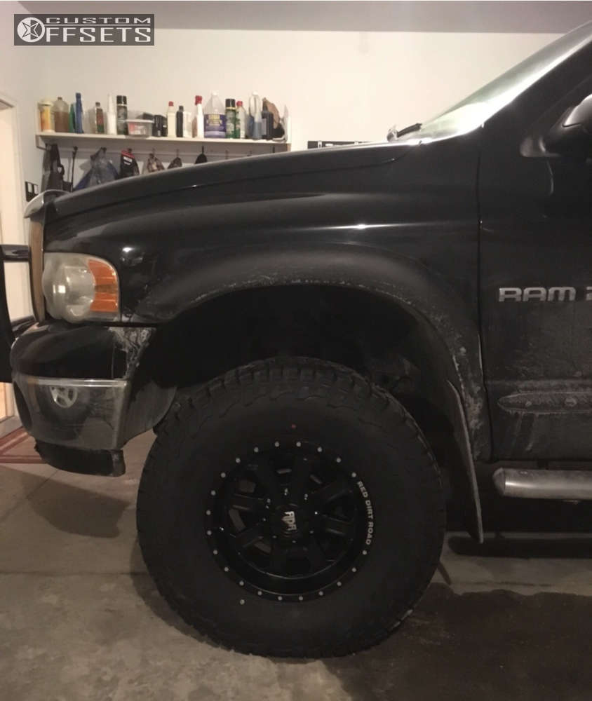 2004 Dodge Ram 2500 with 17x9 -12 Red Dirt Road Dirt and 315/70R17 ...
