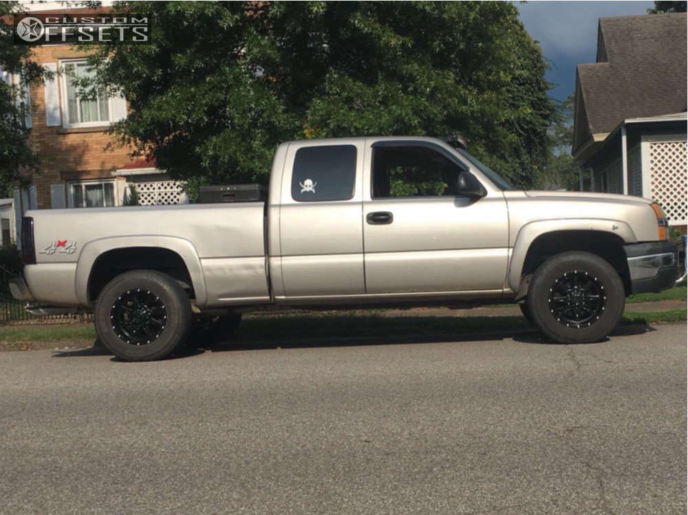 2004 Chevrolet Silverado 1500 with 17x9 -13 Tuff T15 and 265/70R17 ...