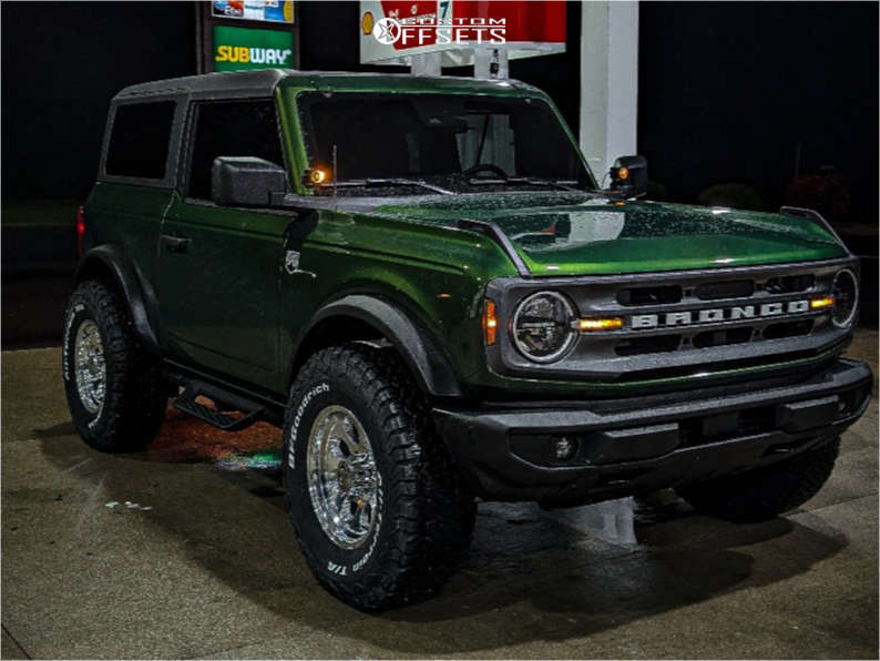 2024 Ford Bronco with 17x9 0 Alloy Ion Style 171 and 35/12.5R17 ...