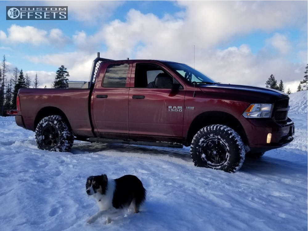 2017 Ram 1500 with 17x9 0 Dick Cepek Blackout and 35/12.5R17 Ironman ...