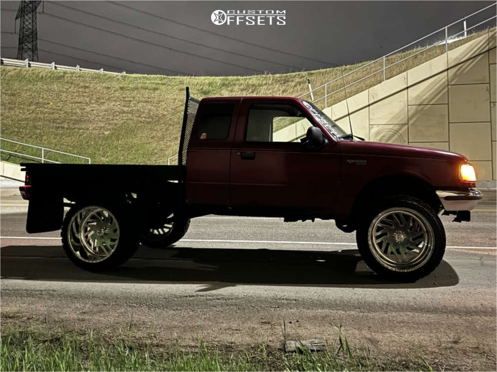 1994 Ford Ranger with 22x14 -73 American Force Kash Ss and 33/12.5R22 ...