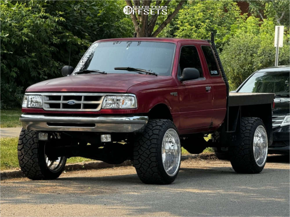 1994 Ford Ranger with 22x14 -73 American Force Kash Ss and 33/12.5R22 ...