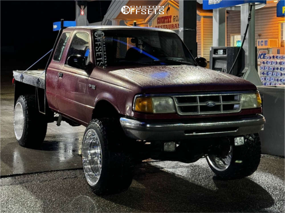 1994 Ford Ranger with 22x14 -73 American Force Kash Ss and 33/12.5R22 ...