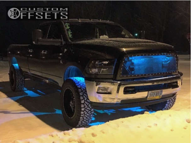 2010 Dodge Ram 2500 with 20x10 -25 Dropstars 652bm and 35/11.5R20 Nitto ...
