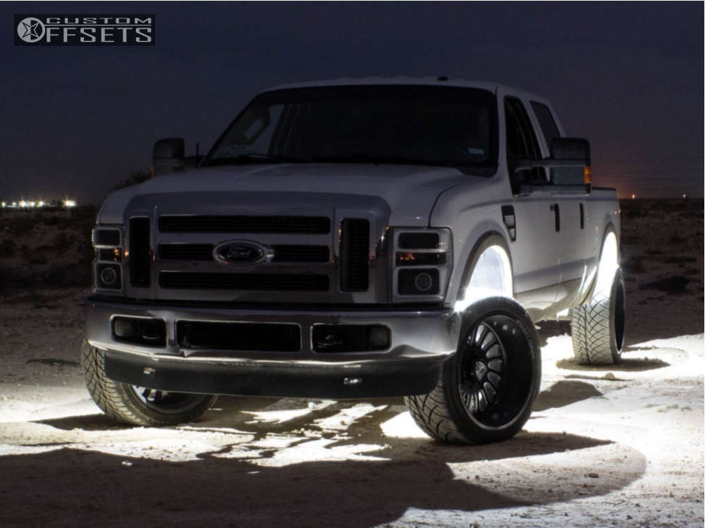 2009 Ford F-250 Super Duty with 22x12 -40 Specialty Forged Sf007 and ...