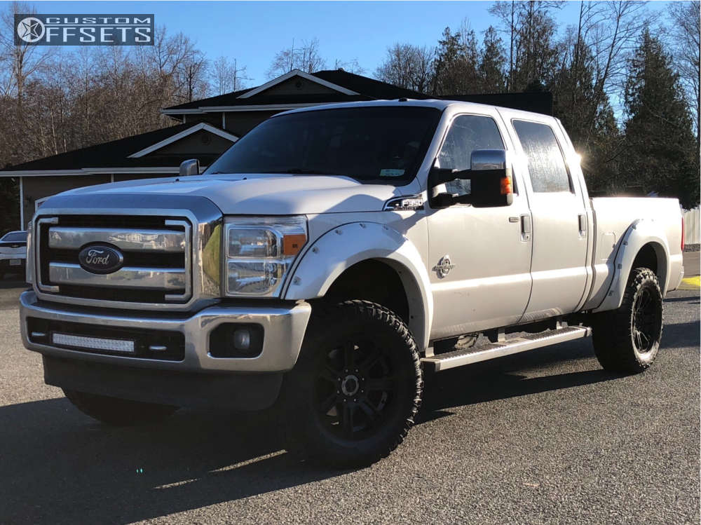 2013 Ford F-350 Super Duty with 20x9 18 Helo He904 and 325/60R20 ...