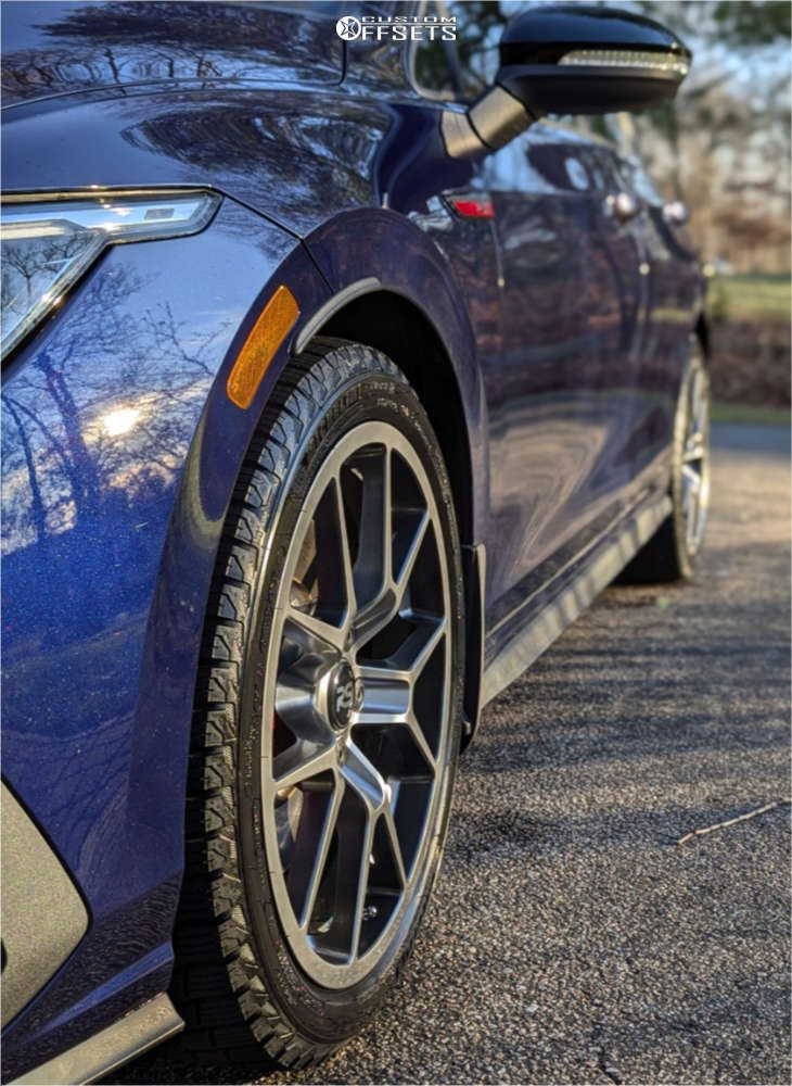 2024 Volkswagen GTI with 18x8 45 Neuspeed Rse10 and 235/40R18 Michelin ...