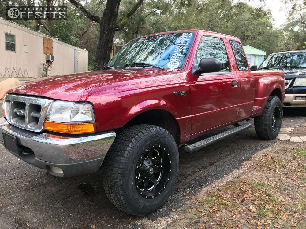 2001 Ford Ranger with 17x9 -12 Fuel Boost and 265/70R17 Zeetex At1000 ...