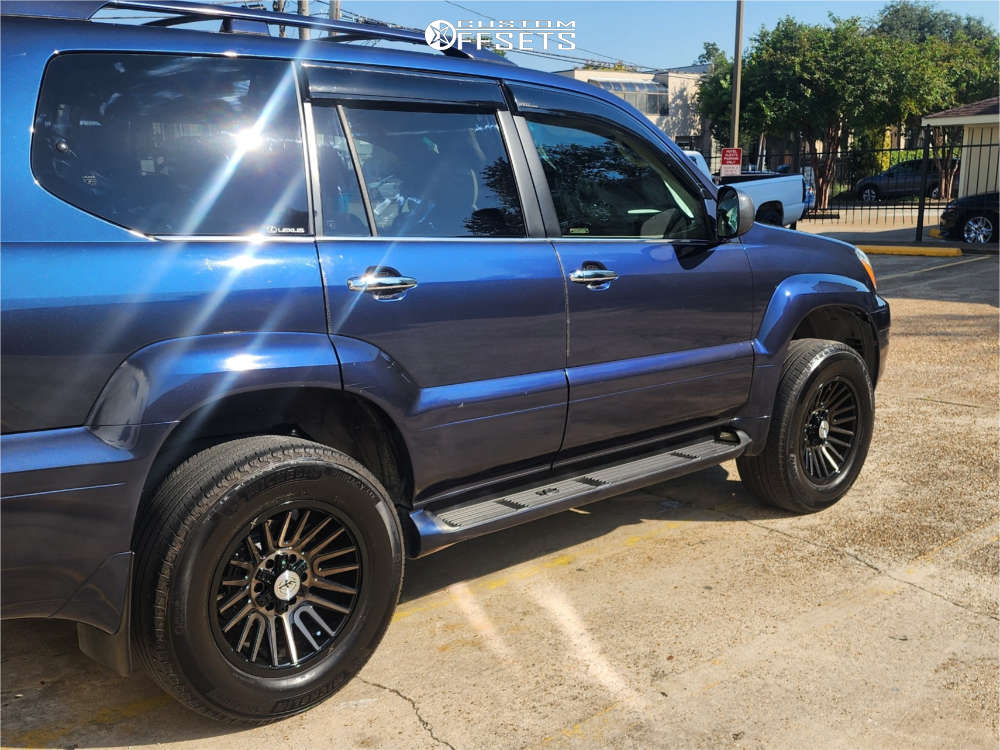 2005 Lexus GX470 with 18x9 0 XF Offroad Xf-234 and 265/65R18 Michelin ...