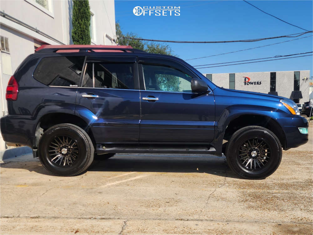 2005 Lexus GX470 with 18x9 0 XF Offroad Xf-234 and 265/65R18 Michelin ...