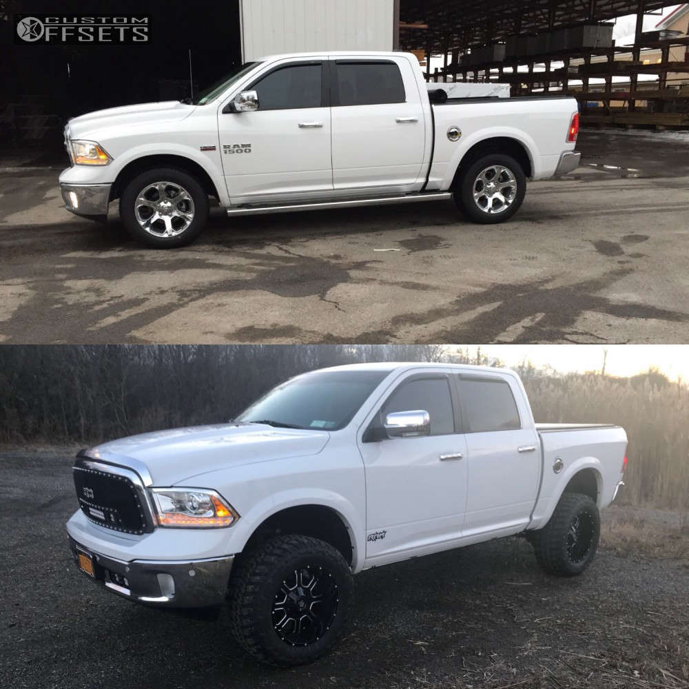 2016 Ram 1500 with 20x10 -19 Mayhem Fierce and 35/12.5R20 Federal ...