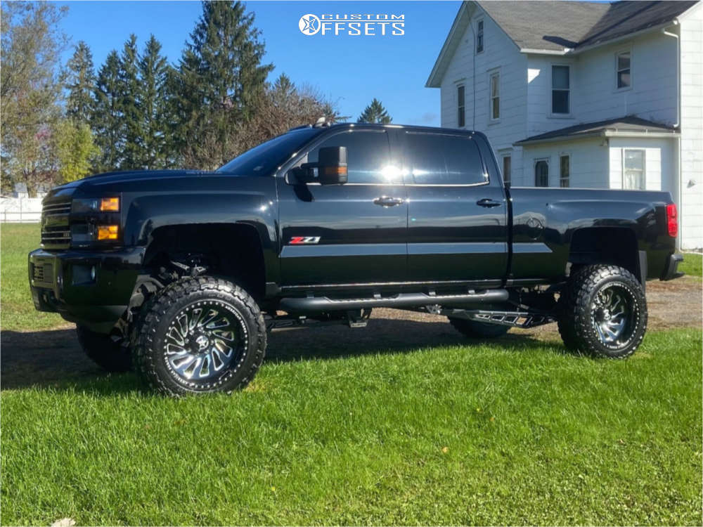 2017 Chevrolet Silverado 2500 HD with 22x12 -55 American Force Factor ...