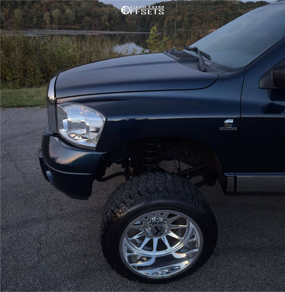 2008 Dodge Ram 2500 with 22x14 -76 KG1 Forged Clockwork and 35/12.5R22 ...