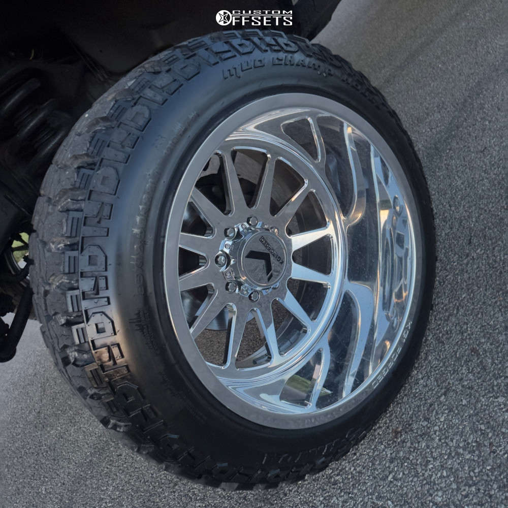 2008 Dodge Ram 2500 with 22x14 -76 KG1 Forged Clockwork and 35/12.5R22 ...