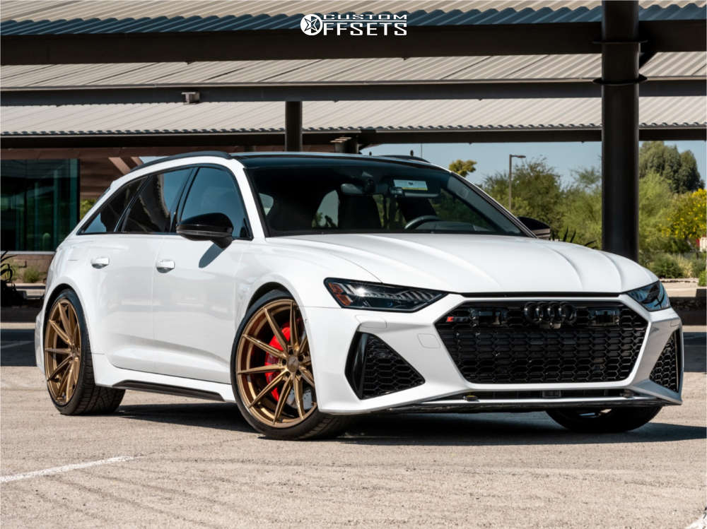 2023 Audi RS6 Avant with 22x10.5 10 Velgen VF10 and 285/30R22 ...