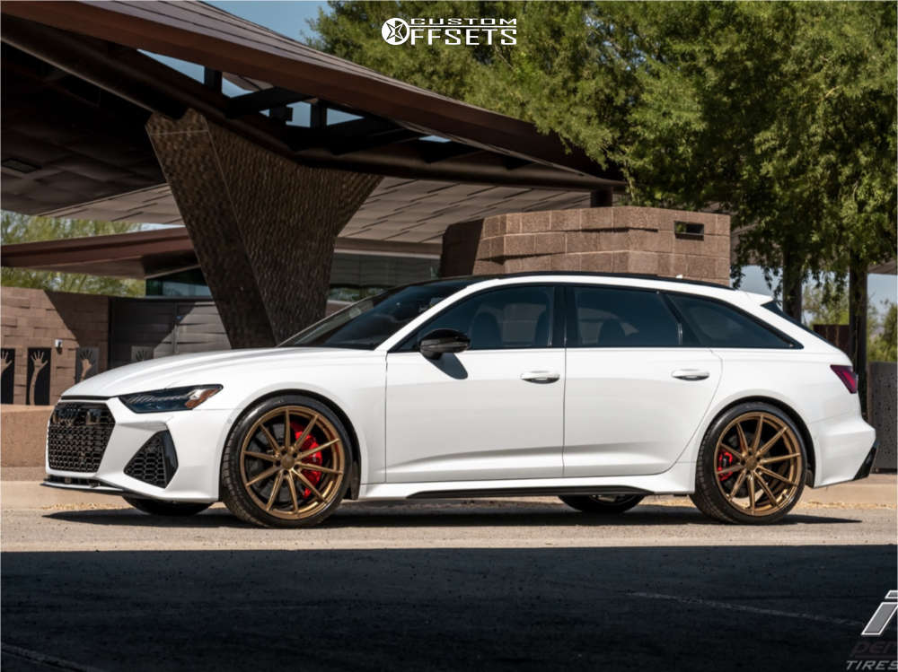 2023 Audi RS6 Avant with 22x10.5 10 Velgen VF10 and 285/30R22 ...