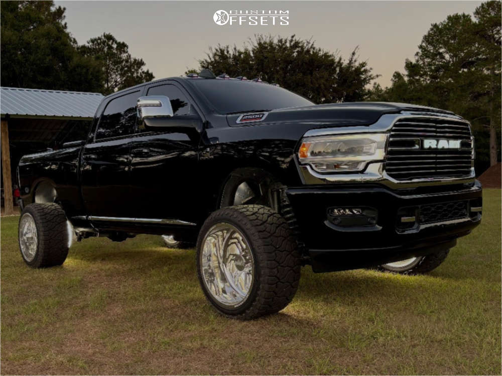 2024 Ram 2500 with 22x14 -76 ARKON FORGED Miami and 33/14.5R22 Venom ...