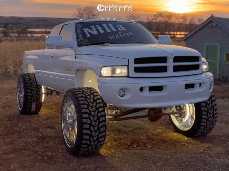 1998 Dodge Ram 2500 with 28x16 -101 ARKON FORGED Miami and 40/15.5R28 ...