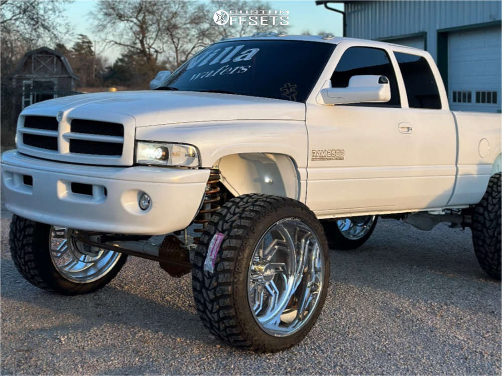 1998 Dodge Ram 2500 with 28x16 -101 ARKON FORGED Miami and 40/15.5R28 ...