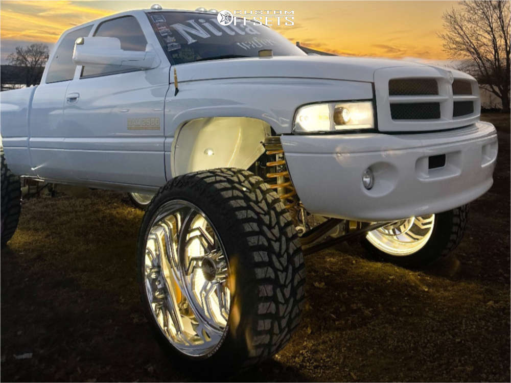 1998 Dodge Ram 2500 with 28x16 -101 ARKON FORGED Miami and 40/15.5R28 ...