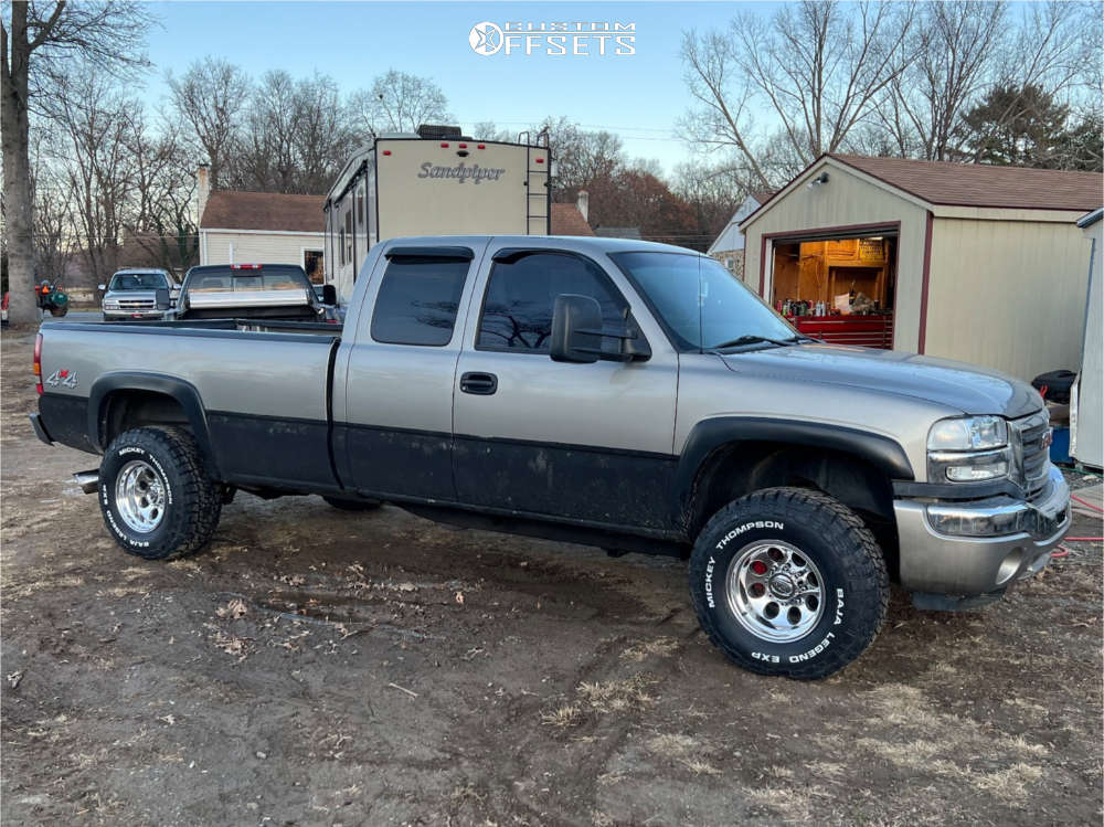 2003 GMC Sierra 2500 HD with 16x10 -38 Alloy Ion Style 171 and 305 ...