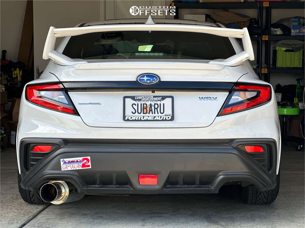 2023 Subaru WRX with 18x9.5 38 Gram Lights 57dr and 235/40R18 Forceum ...