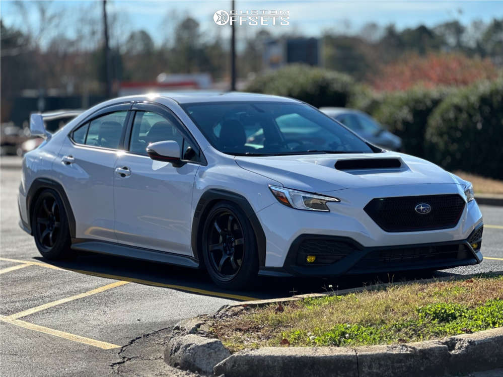 2023 Subaru WRX with 18x9.5 38 Gram Lights 57dr and 235/40R18 Forceum ...