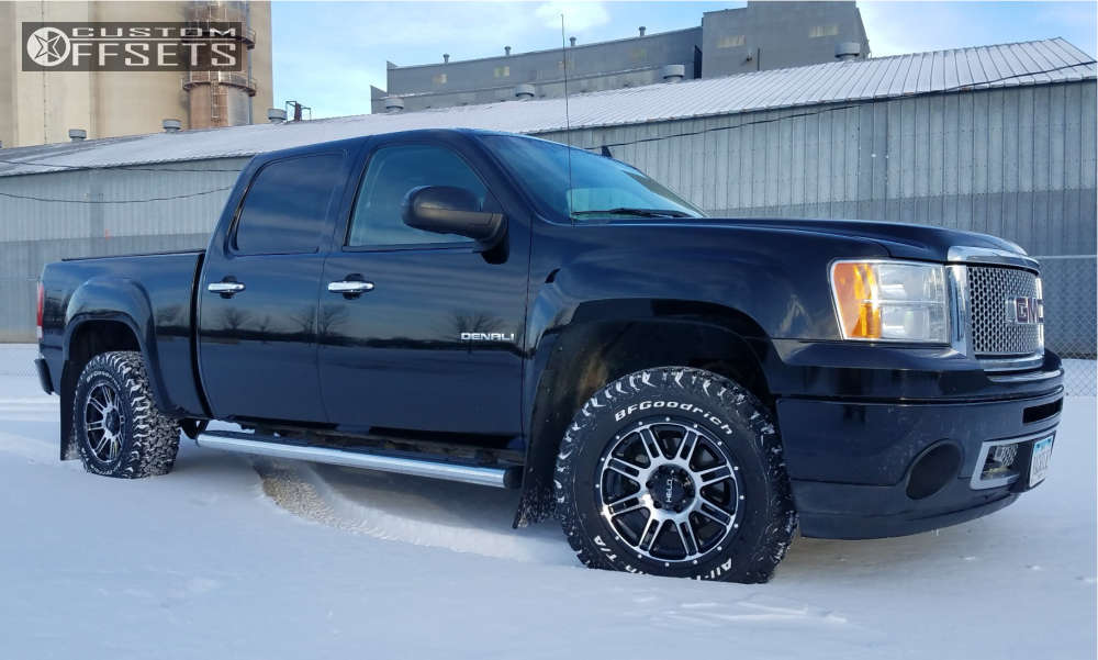 2011 GMC Sierra 1500 with 18x9 0 Helo He900 and 275/65R18 BFGoodrich ...