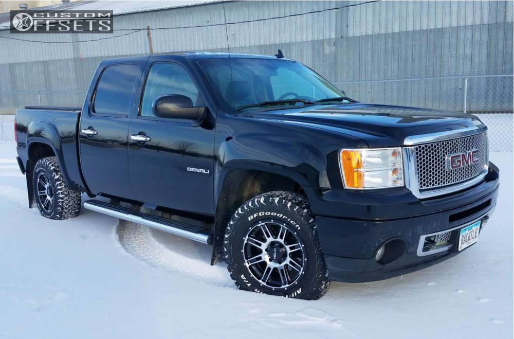 2011 GMC Sierra 1500 with 18x9 0 Helo He900 and 275/65R18 BFGoodrich ...