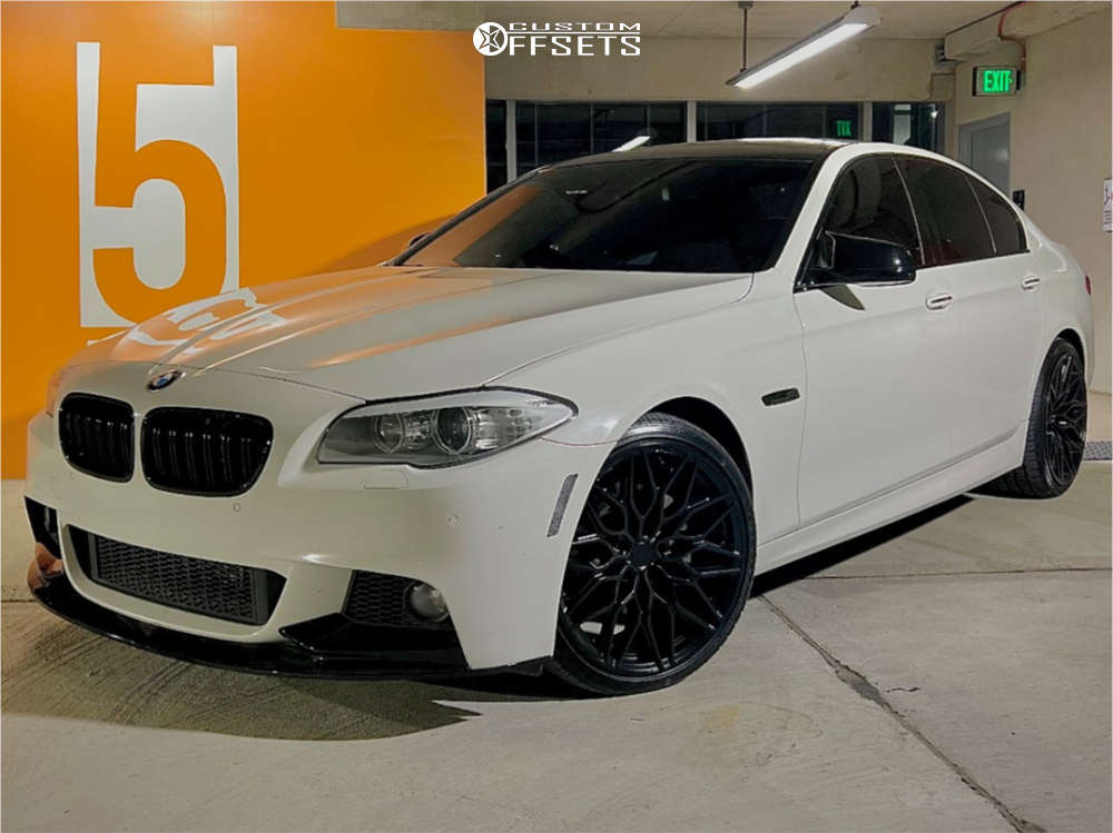 2013 BMW 535i XDrive with 20x9 27 Niche Calabria 5 and 245/35R20 Lexani ...
