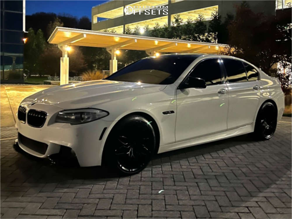 2013 BMW 535i XDrive with 20x9 27 Niche Calabria 5 and 245/35R20 Lexani ...