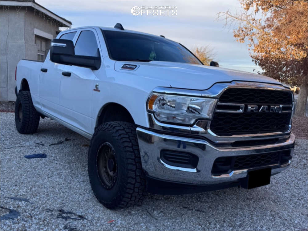 2023 Ram 2500 with 17x9 -12 Raceline Ryno and 35/12.5R17 Mickey ...
