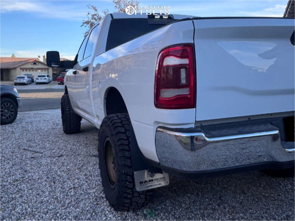 2023 Ram 2500 with 17x9 -12 Raceline Ryno and 35/12.5R17 Mickey ...