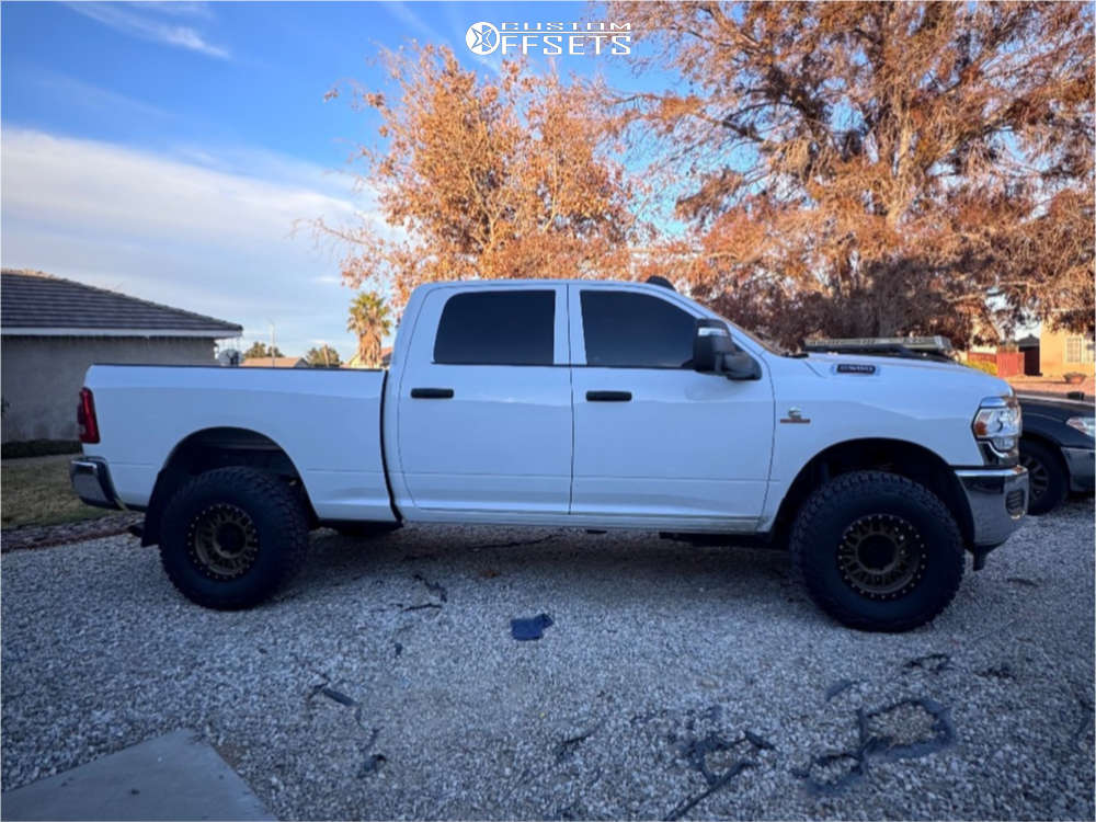 2023 Ram 2500 with 17x9 -12 Raceline Ryno and 35/12.5R17 Mickey ...