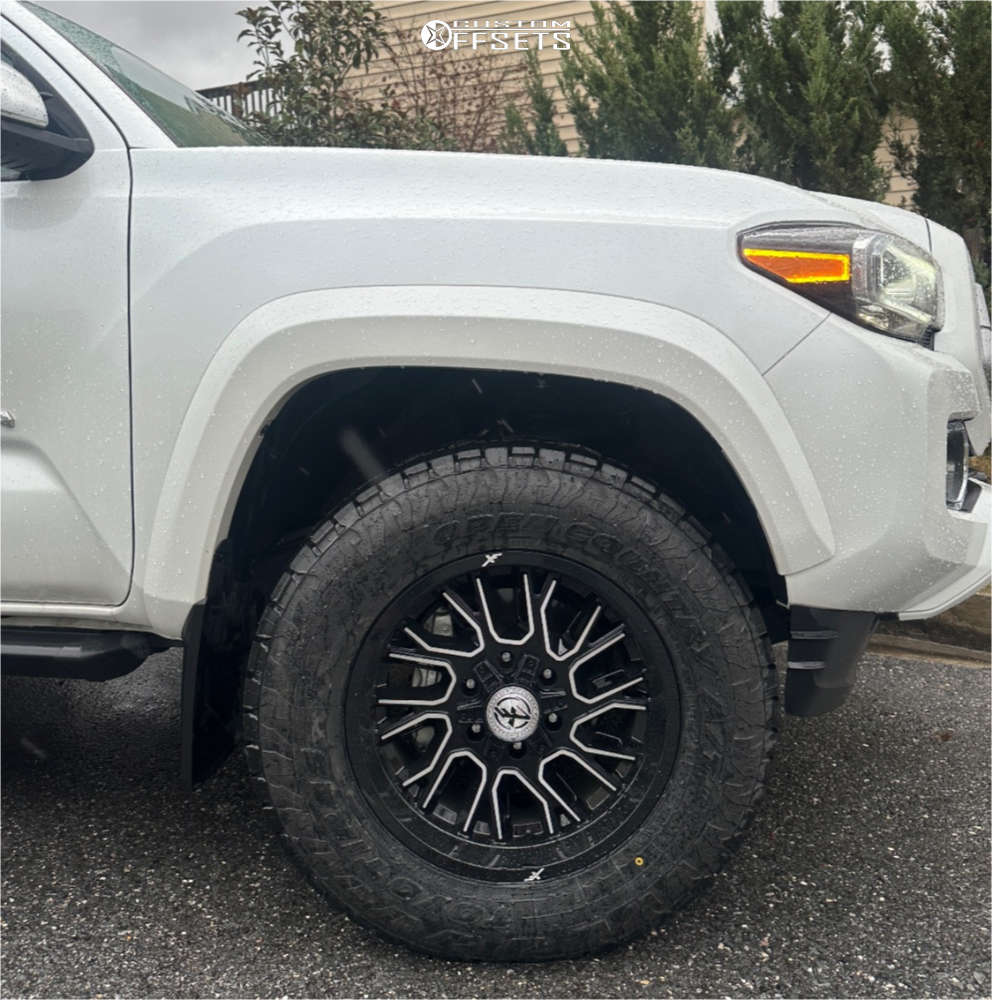 2023 Toyota Tacoma with 18x9 12 XF Offroad Xf-230 and 265/65R18 Toyo ...