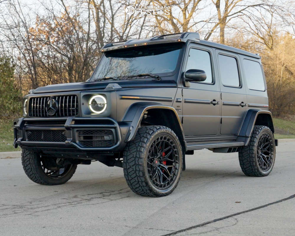 2023 Mercedes-Benz G63 4x4 Squared AMG with 24x10 5 Vossen F-LC3-01T ...