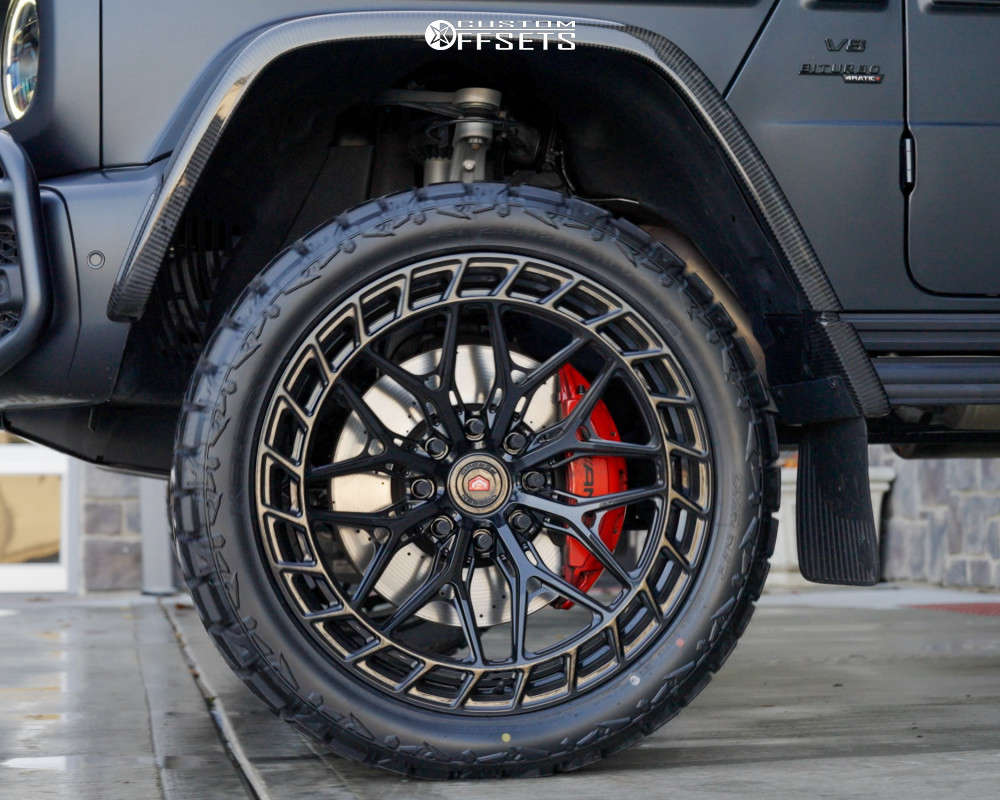 2023 Mercedes-Benz G63 4x4 Squared AMG with 24x10 5 Vossen F-LC3-01T ...