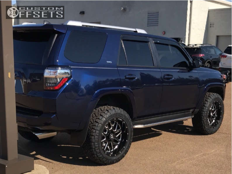 2016 Toyota 4Runner with 20x10 -19 Hostile Sprocket and 295/55R20 Nitto ...