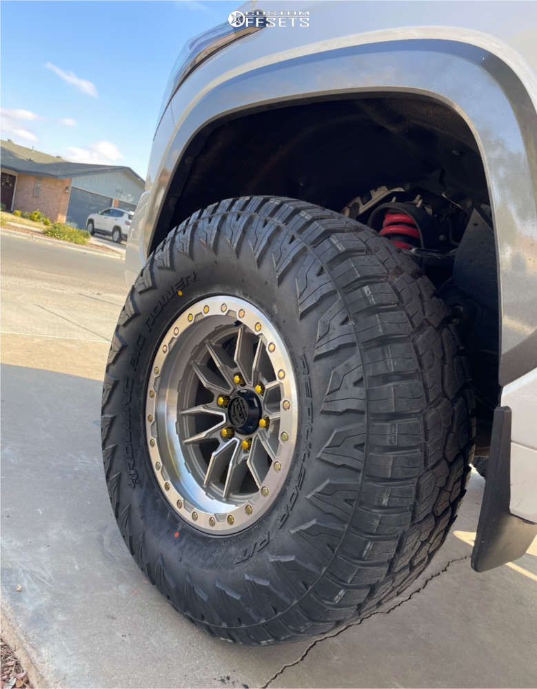 2022 Toyota Tundra with 17x9 -12 Lock Offroad Wheels Krawler and 35/12 ...