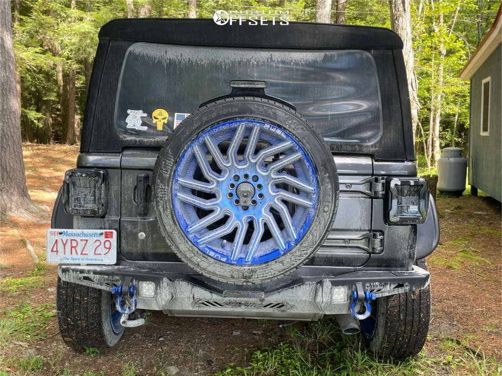 2019 Jeep Wrangler with 20x10 -18 Fuel Typhoon and 305/50R20 Kumho ...