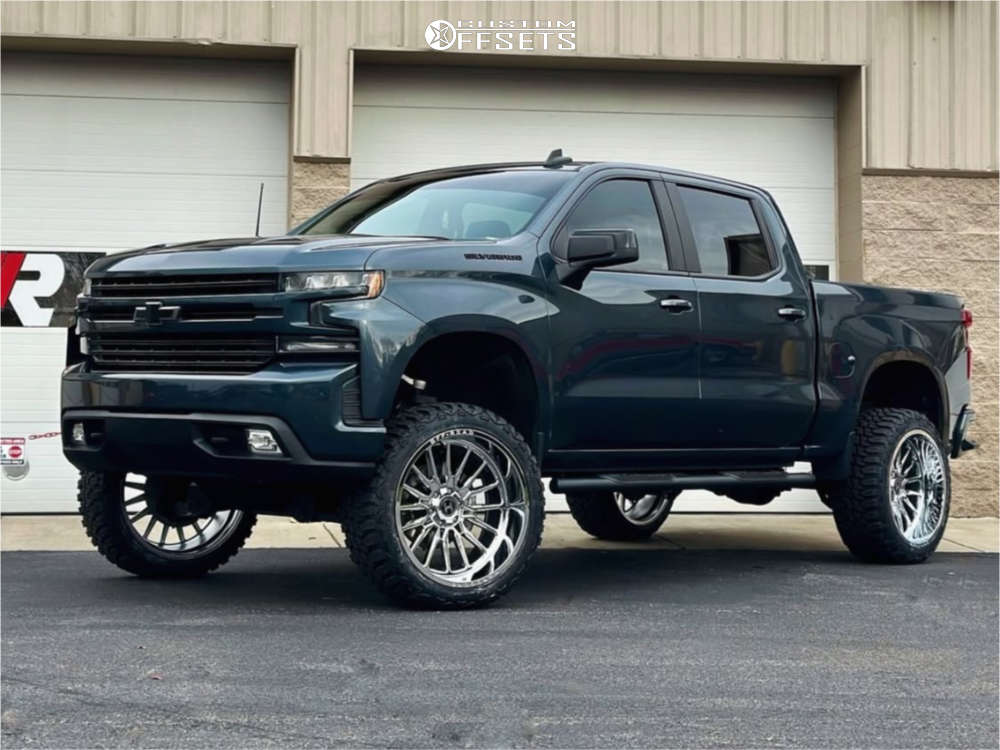 2020 Chevrolet Silverado 1500 with 24x12 -44 Hardcore Offroad Hc24 and ...