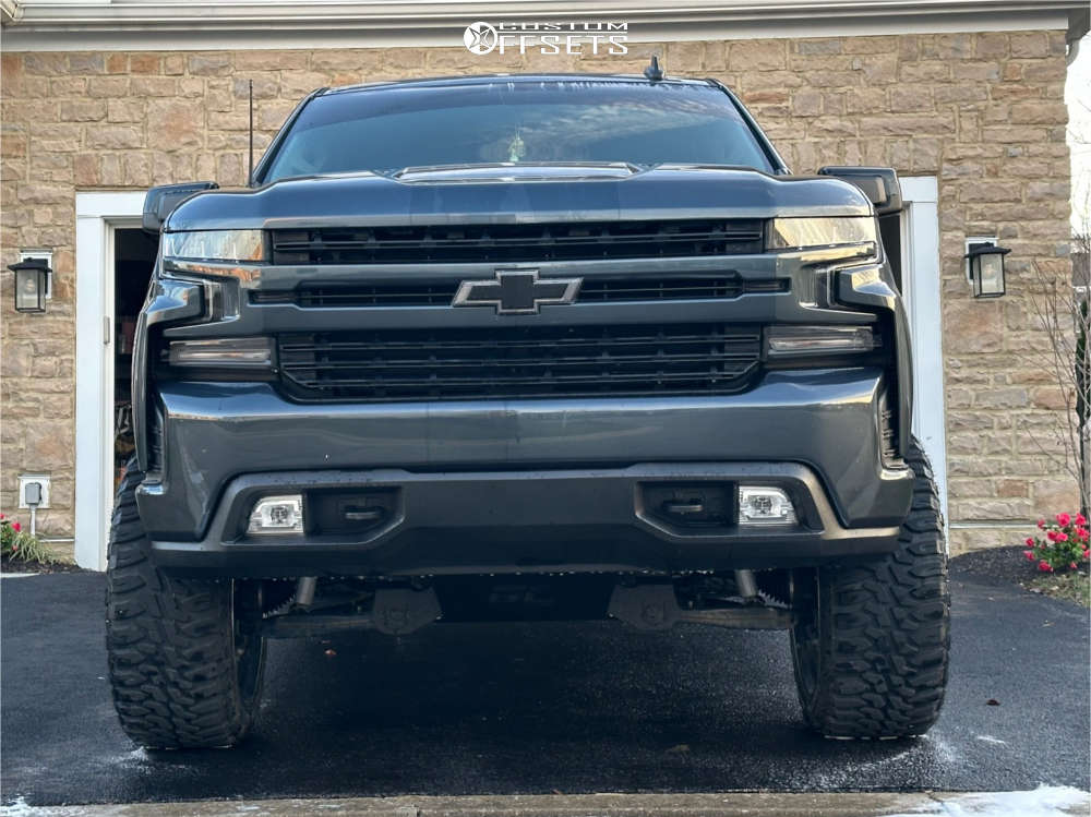 2020 Chevrolet Silverado 1500 with 24x12 -44 Hardcore Offroad Hc24 and ...