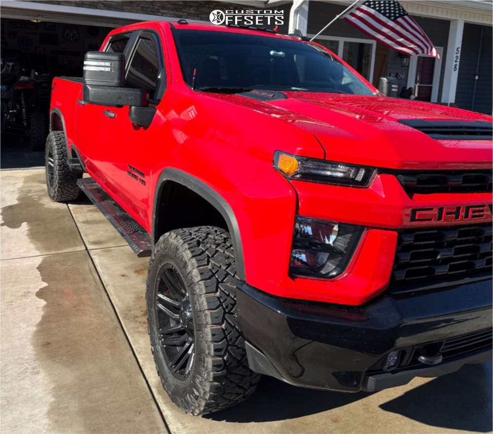 2023 Chevrolet Silverado 2500 HD with 20x10 -18 Fuel Typhoon and 35/12 ...