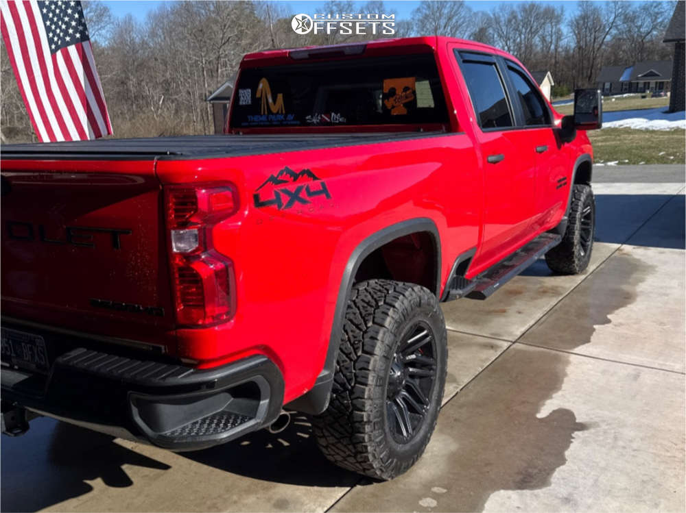 2023 Chevrolet Silverado 2500 HD with 20x10 -18 Fuel Typhoon and 35/12 ...