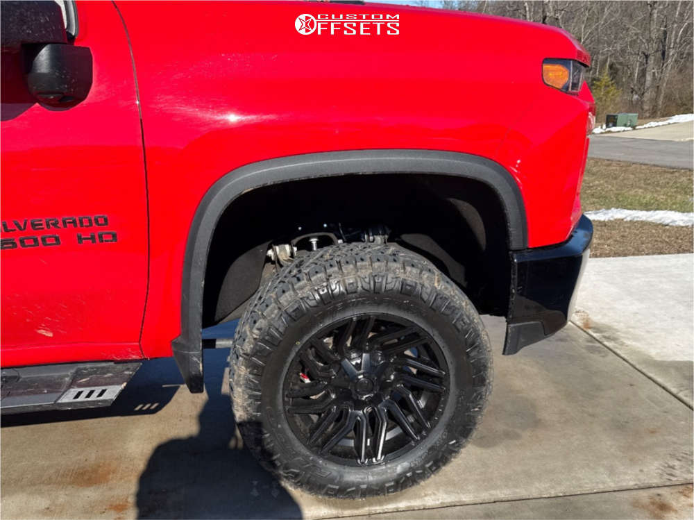 2023 Chevrolet Silverado 2500 HD with 20x10 -18 Fuel Typhoon and 35/12 ...