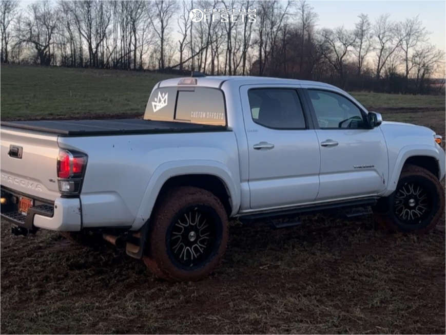 2023 Toyota Tacoma with 18x9 12 XF Offroad Xf-230 and 265/65R18 Toyo ...