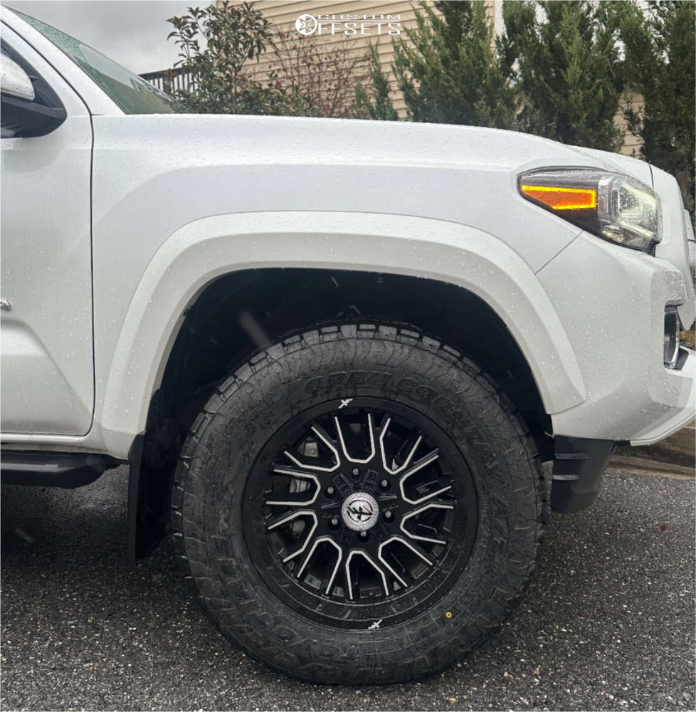 2023 Toyota Tacoma with 18x9 12 XF Offroad Xf-230 and 265/65R18 Toyo ...